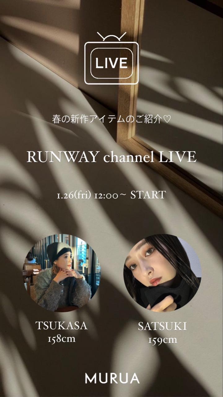 Tig LIVE - 【MURUA】1/26(金)12:00～ 春の新作アイテムのご紹介♡